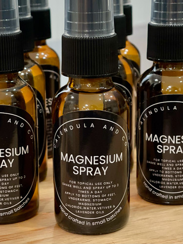 Magnesium Spray-travel size lavender and vetiver | Calendula and Co.