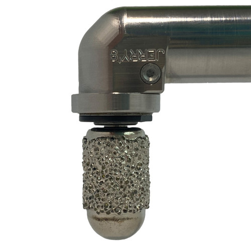 #J295 Nickel Braised Barrel Burr Round Nose 1/2" | Jerry’s Equine