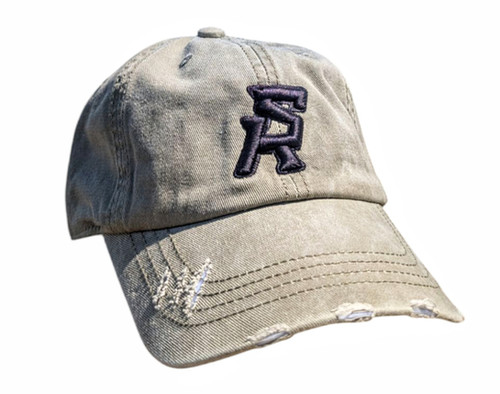 Distressed Vintage SR Cap (Khaki) | Sun Runner Co.