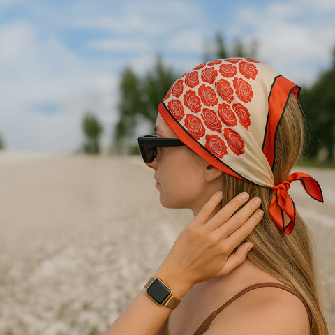 Vegan Silk Sublimated Scarf | LBU inc