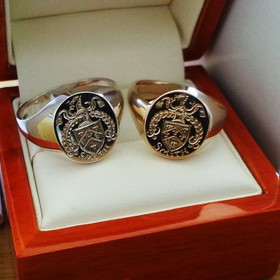 Signet Rings, Coats of Arms | Masters Hand Engravers