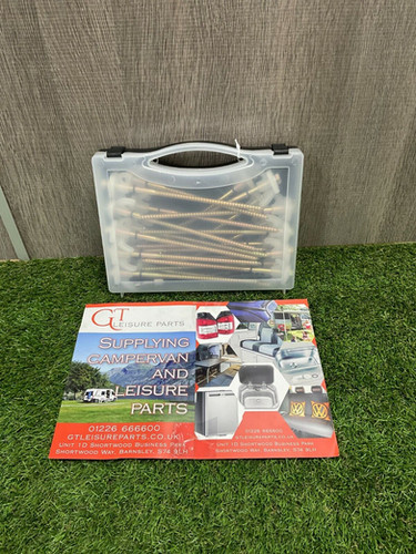 20cm Heavy Duty Hex Screw-In Peg – Black Pack of 20 | Barnsley | GT ...