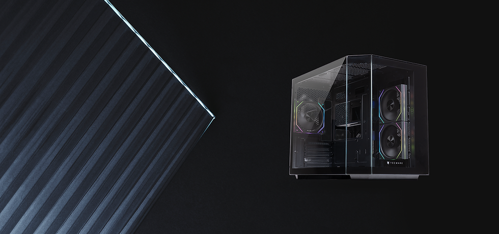 VX Trinity 2M | Tecware Triple Tempered Glass MATX Case