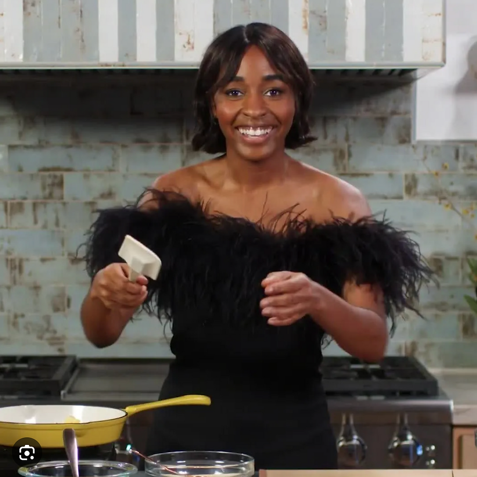 AYO EDEBIRI FOR VOGUE MAGAZINE: HAUTE CUISINE MEETS HAUTE COUTURE, RIGHT?