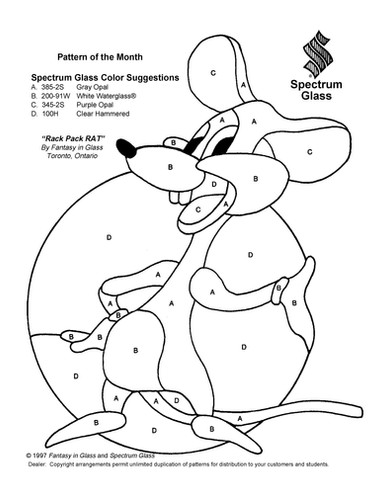 Rat Pack RAT | Tucson Stained Glass