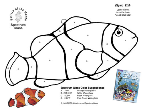 Clown Fish | Tucson Stained Glass