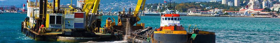 Typical process of building an artificial island