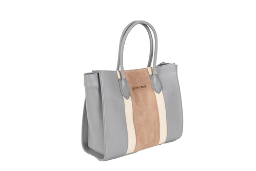 Natalie Satchel (Gray W/ Stripe) | kellytooke