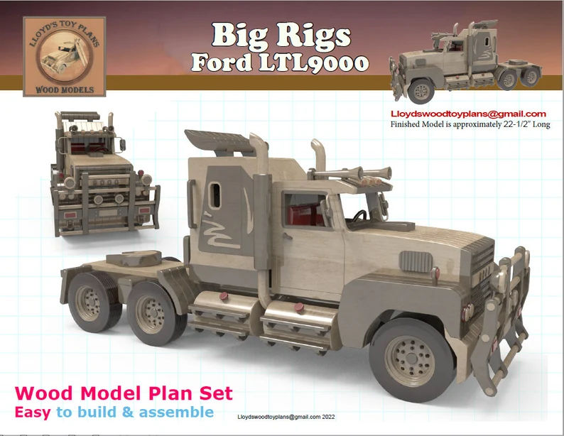 Ford LTL 9000 | Lloydswoodtoyplans
