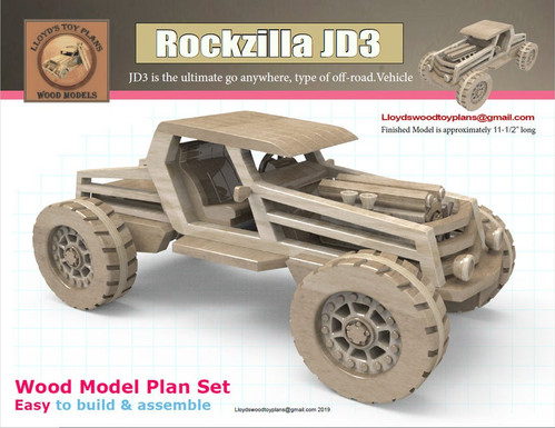 JD3 Rockzilla | Lloydswoodtoyplans