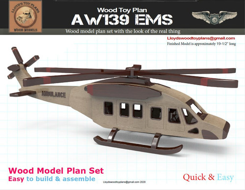 AW139 EMS | Lloydswoodtoyplans