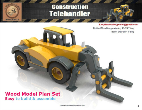 Telehandler | Lloydswoodtoyplans