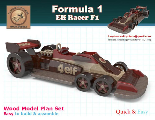 Elf Racer F1 | Lloydswoodtoyplans