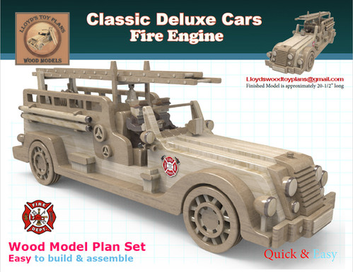 Fire Engine | Lloydswoodtoyplans