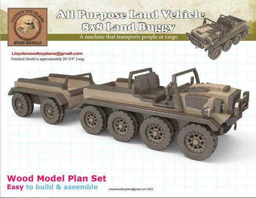 Land Buggy 8x8 | Lloydswoodtoyplans