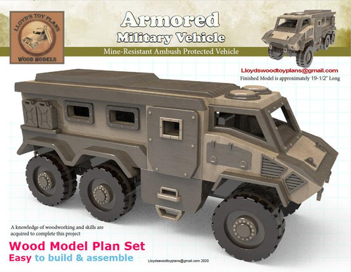 Military Armored Vehicle | Lloydswoodtoyplans