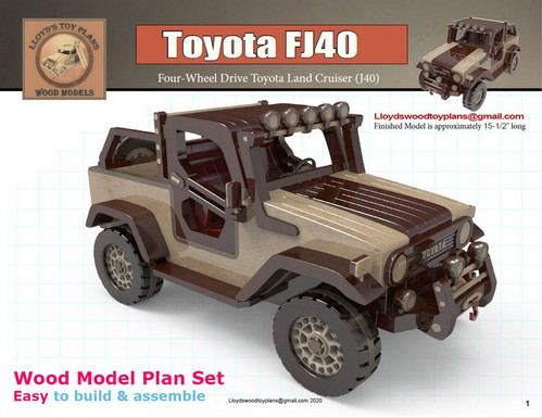 Toyota FJ40 | Lloydswoodtoyplans