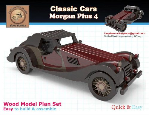Morgan Plus 4 | Lloydswoodtoyplans