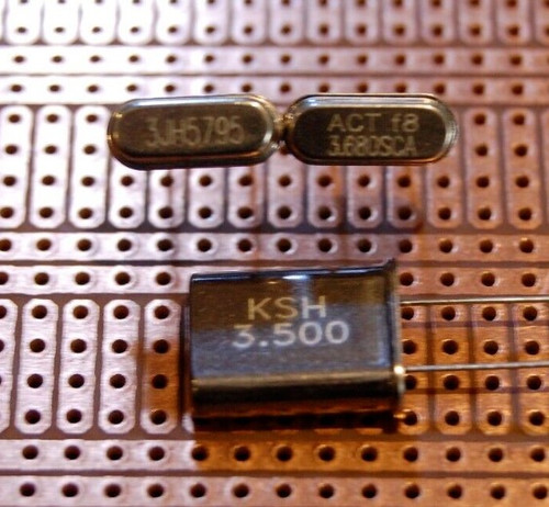 The 80m Band Pack Quartz Crystals Amateur Radio - 6 pcs | Xtals.co.uk