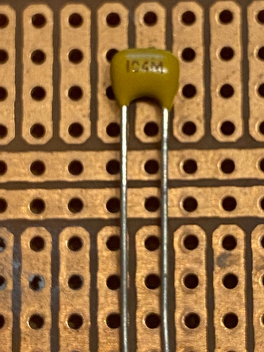 100nF +/- 20% 50v monolithic ceramic capacitor - epoxy coated packs of ...