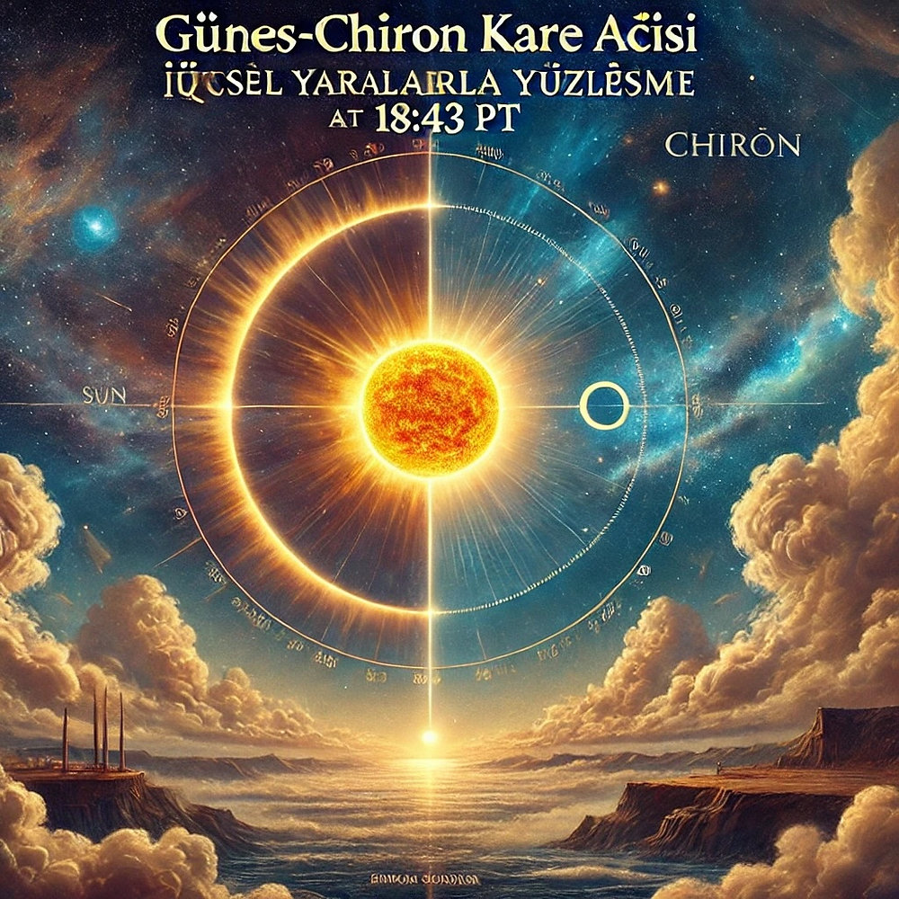 Güneş Chiron Karesi
