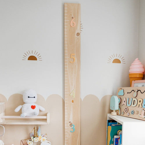 3D Pastel Color #s Growth Chart | Grow & Co.