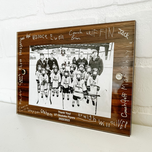 Team Picture Frame Plaques with Engraving | Grow & Co.