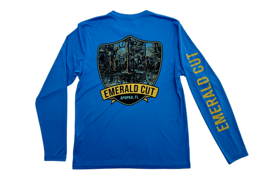 King's Landing Emerald Cut UPF 50+ Long Sleeve - Blue | King's Landing