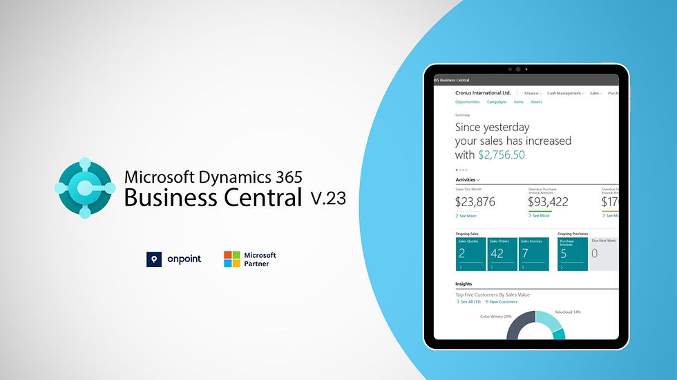 What does the new version of Business Central bring?