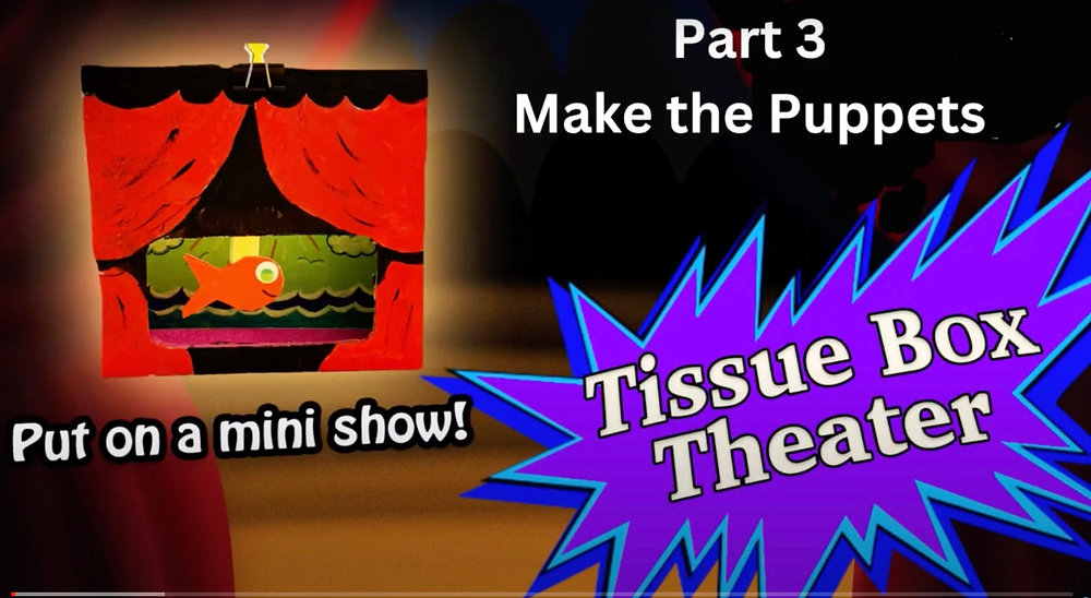 Puppets🎭 - Part 3 - Make Puppets for your Tissue Box Puppet Theater