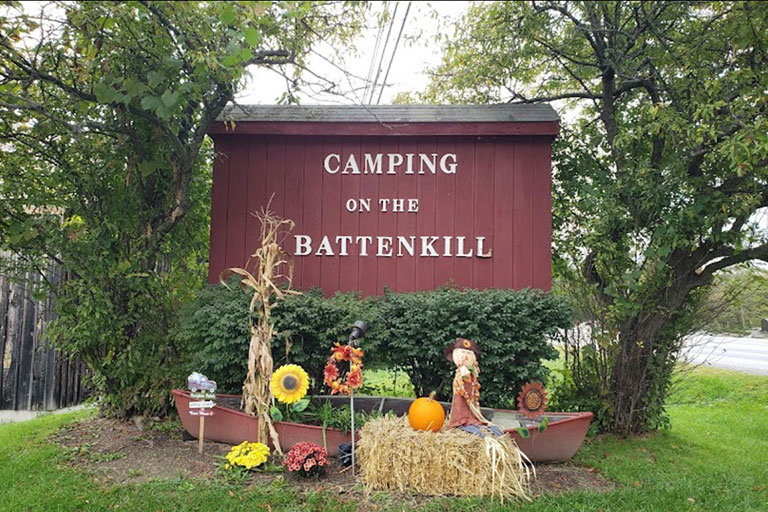 Camping on the Battenkill