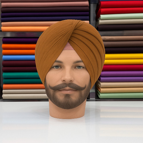 Chocolate Brown Turban | Premium Quality | The Singh Store