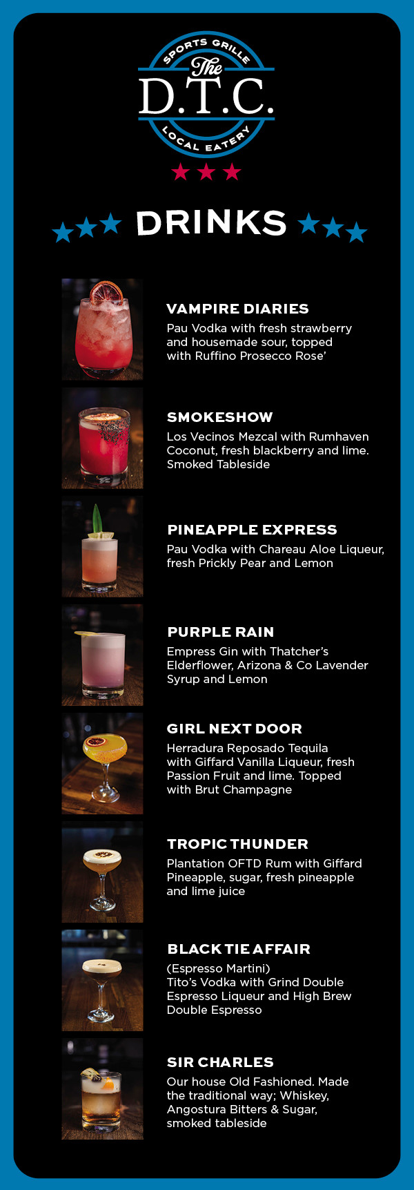 MENU | DTC Sports Grille