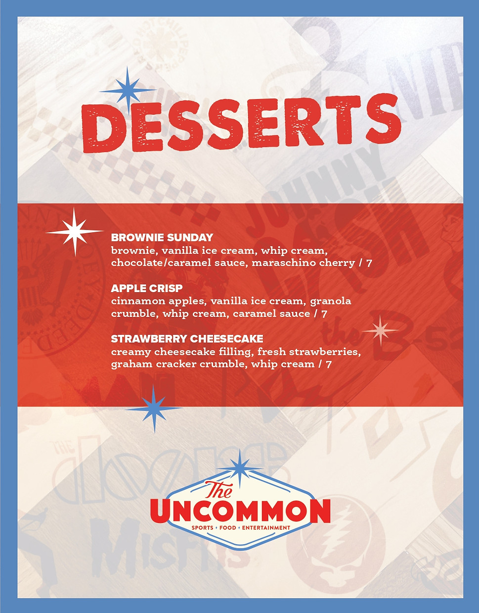 Menu | The Uncommon Downtown Chandler