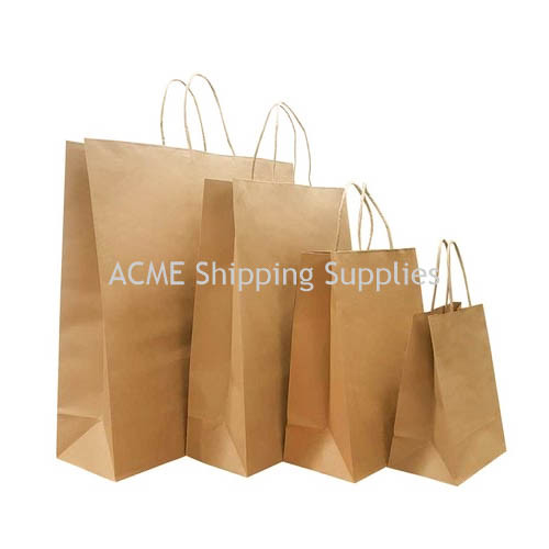 Shopping Paper Bag with Handle | acmeshippingsupplies