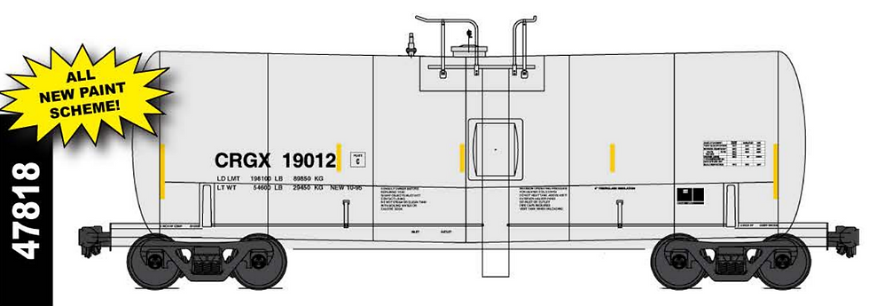 INTERMOUNTAIN: 19,600 Gallon Tank Cars