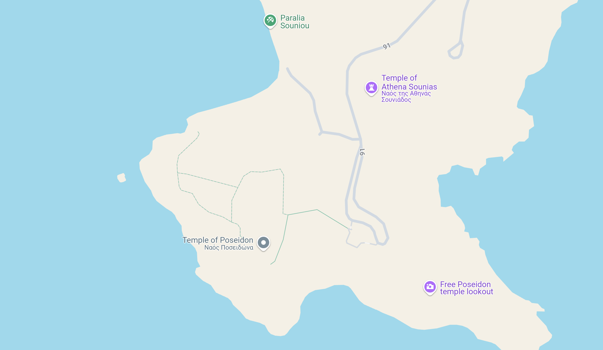 Accessible Cape Sounion | CareunderSun