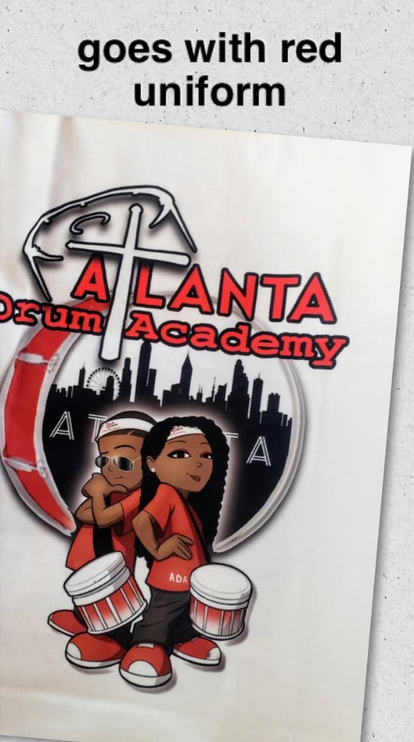 ADA Red Uniform Shirt | Atlanta Drum Academy