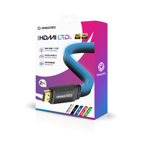 Câble HDMI LED 8k 2m | Oniverse