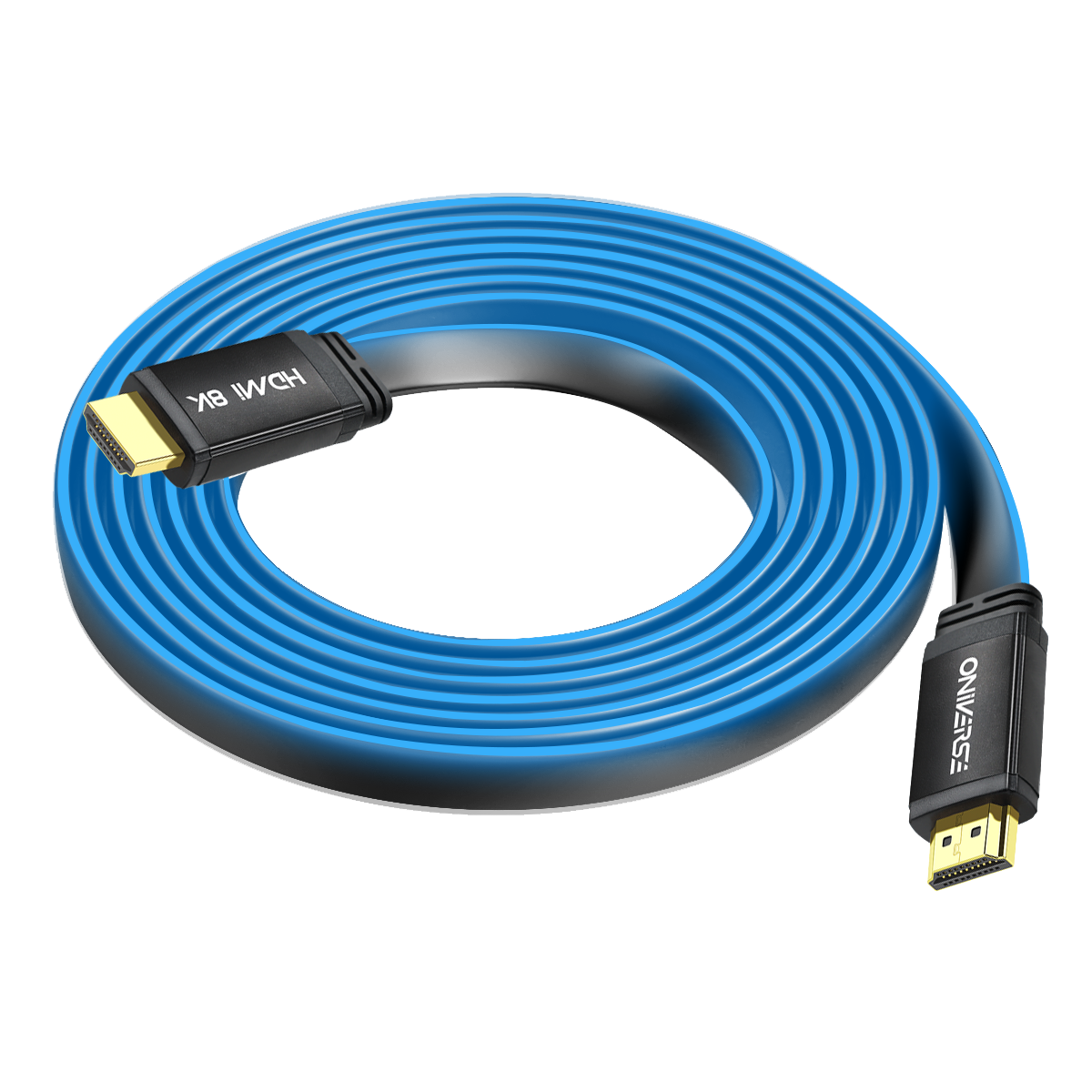 Câble HDMI LED 8k 2m bleu | Oniverse