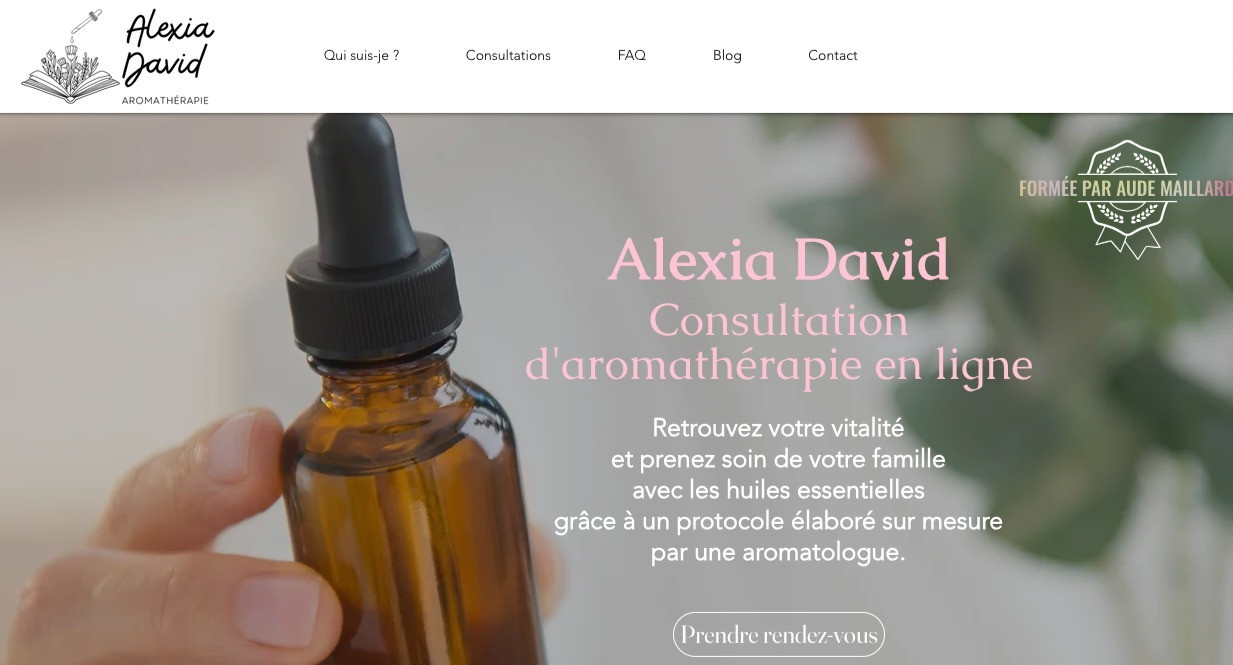 Alexia David Aromathérapie | RDV en ligne et à domicile autour de Caen