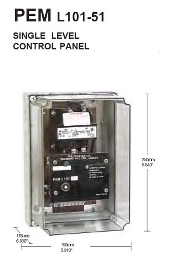 PEM L101-51 SINGLE LEVEL CONTROL PANEL | PacificFountainSales