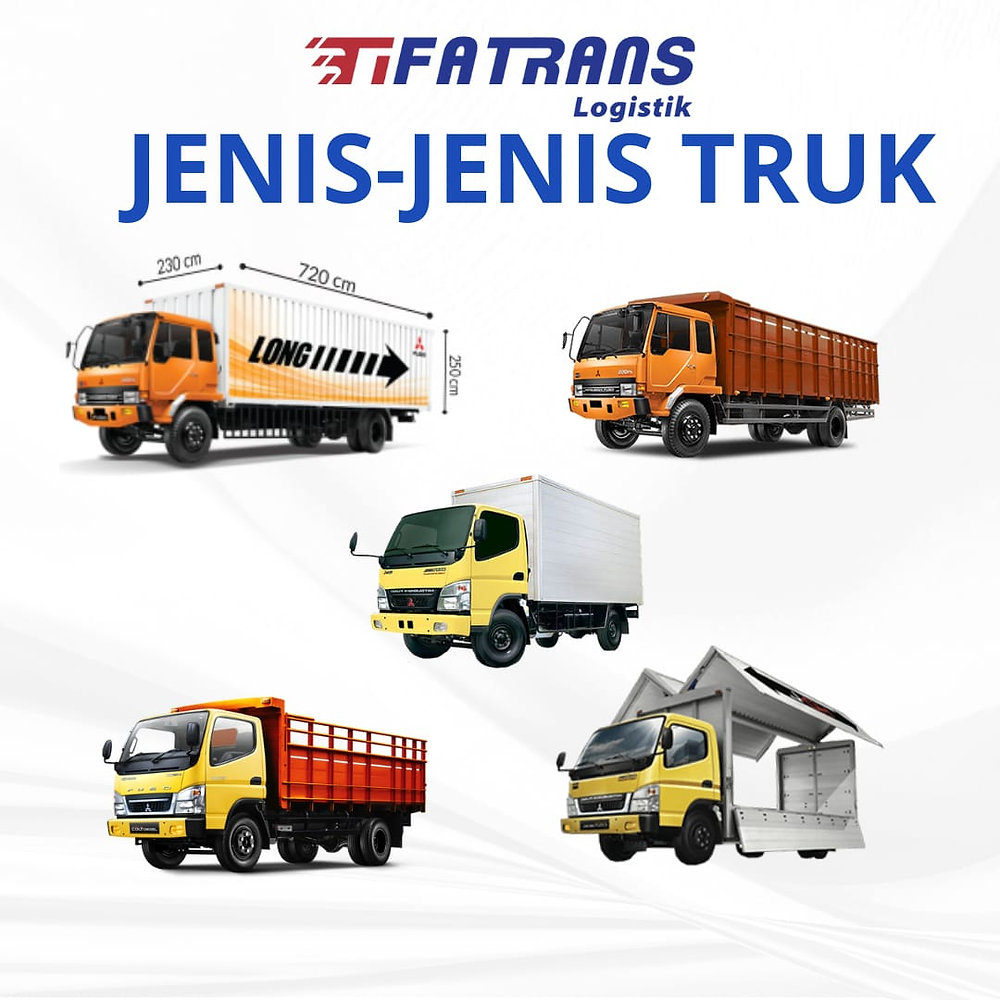 Jenis-Jenis Truk Berdasarkan Kapasitasnya