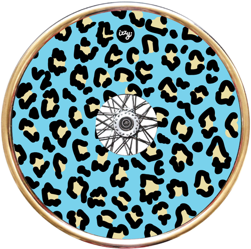 Blue Leopard | Izzy Wheels