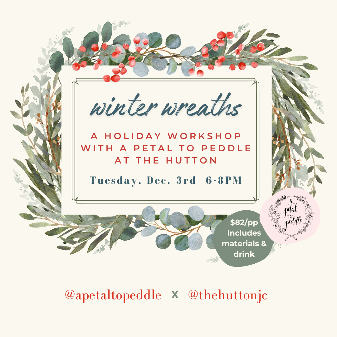 Winter Wreath Workshop x A Petal to Peddle | The Hutton Restauran