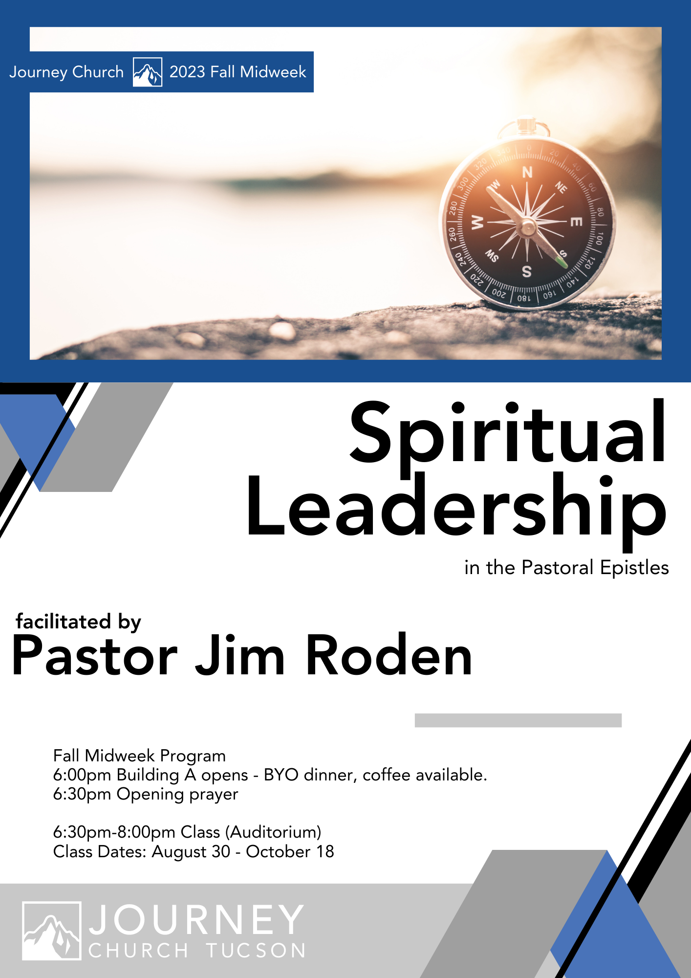 Spiritual Leadership in the Pastoral Epistles | Journey Church
