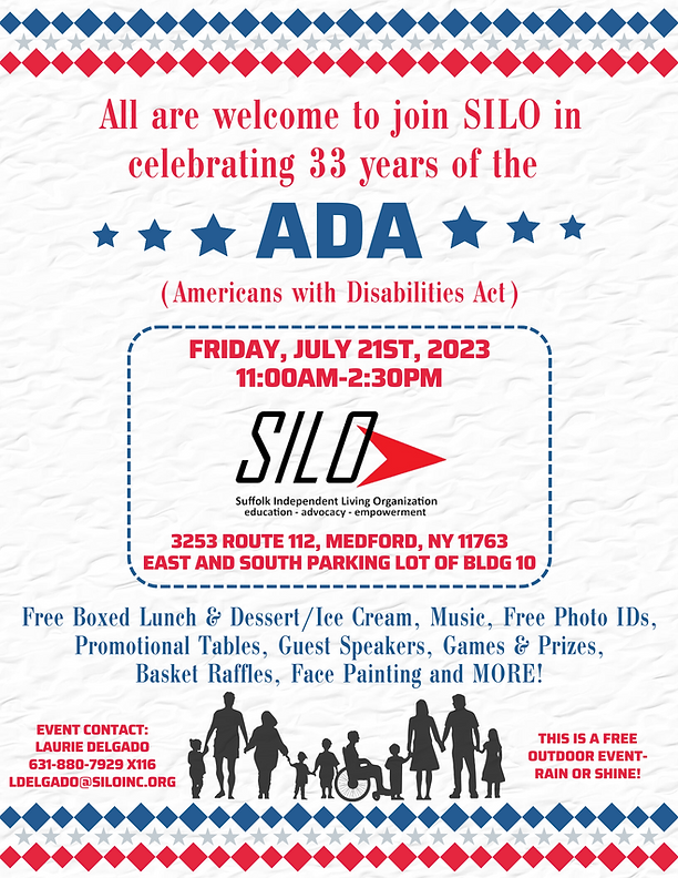 Events | Suffolk Independent Living Organization | Medford