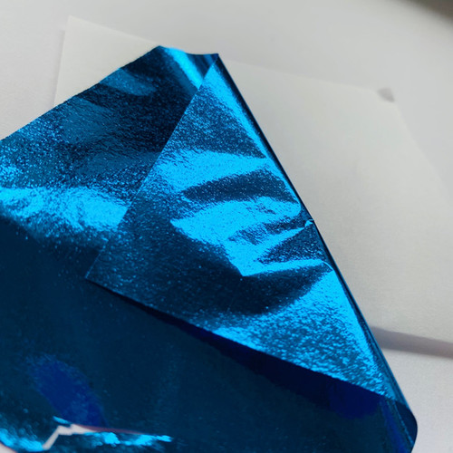 AZURE BLUE - Coloured Foil | pollycollective