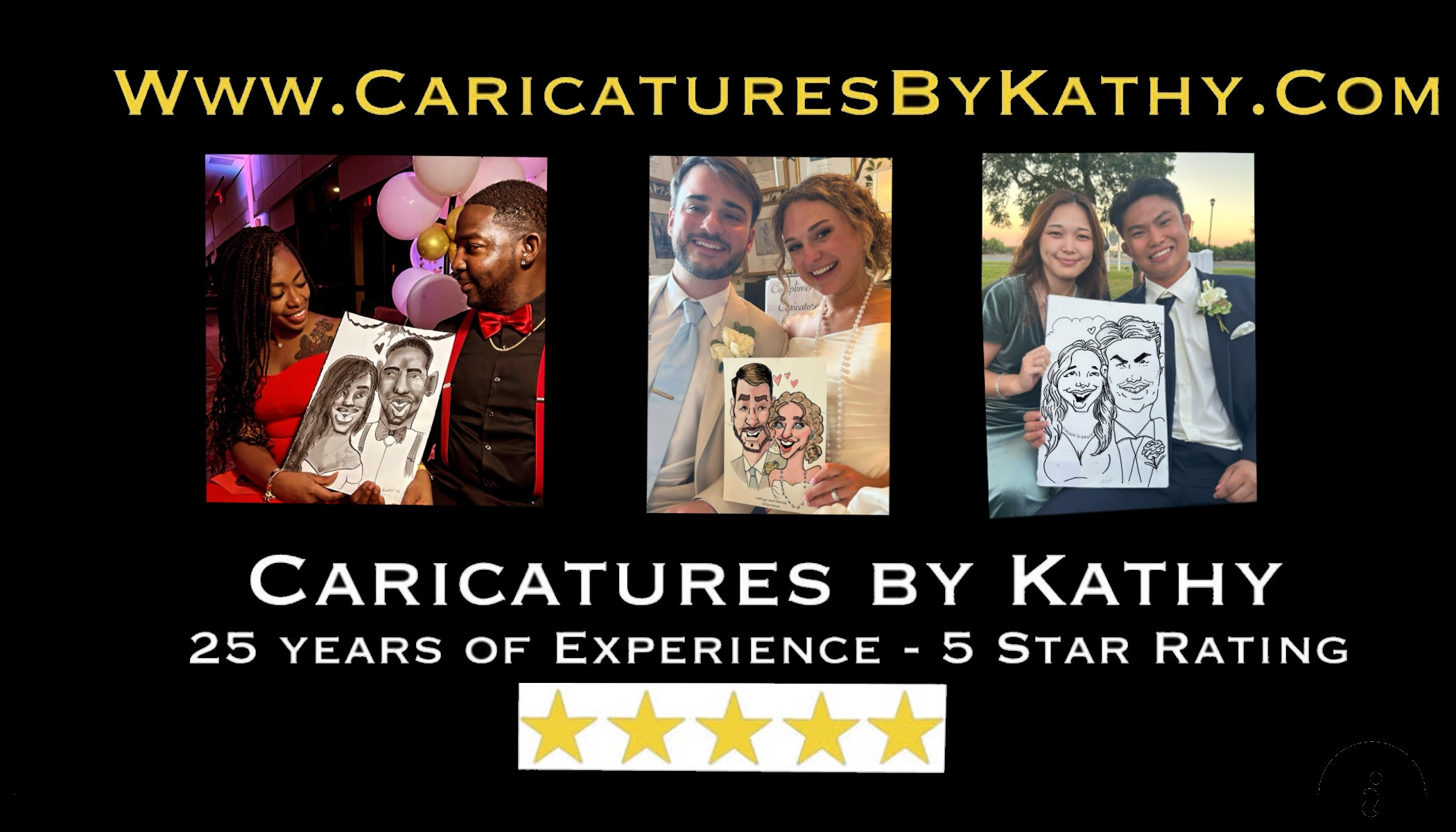How to Hire an Artist to Draw Caricatures | Caricatures by Kathy