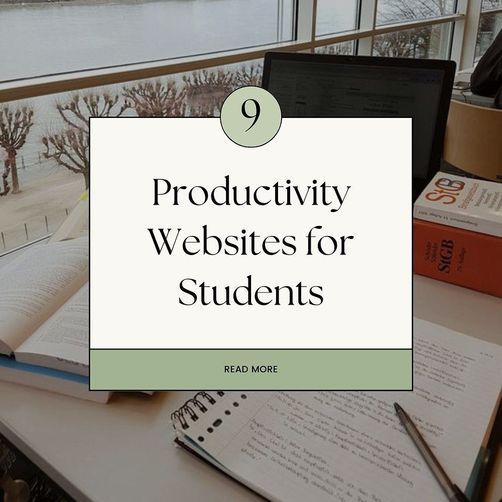 Top 9 Must-Have Student Productivity Tools for Highschool students